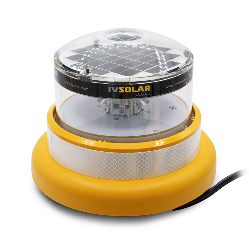 Balizas Led Tipo B baja intensidad. Alim. Híbrida. Norma OACI.- IV Solar